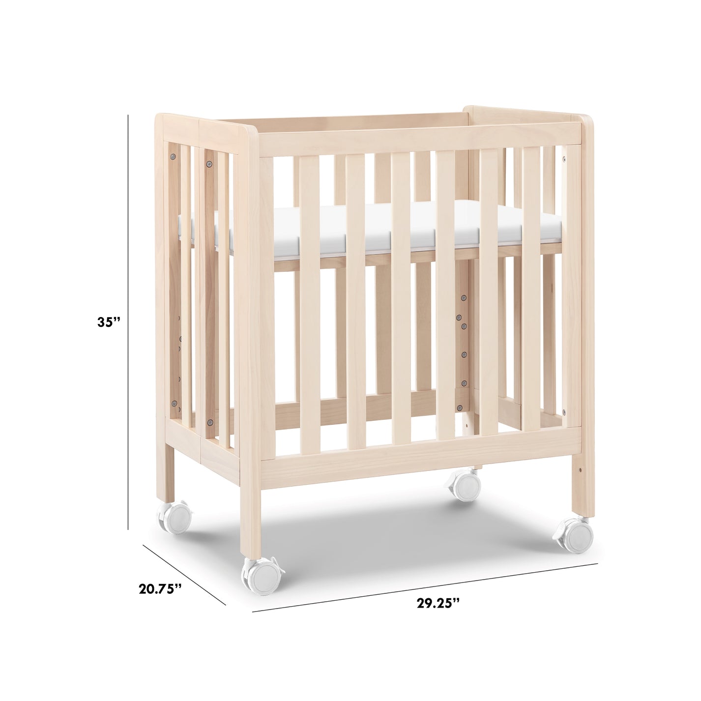 Carter's Colby GROW 6-in-1 Convertible Bassinet to Crib – DaVinci Baby