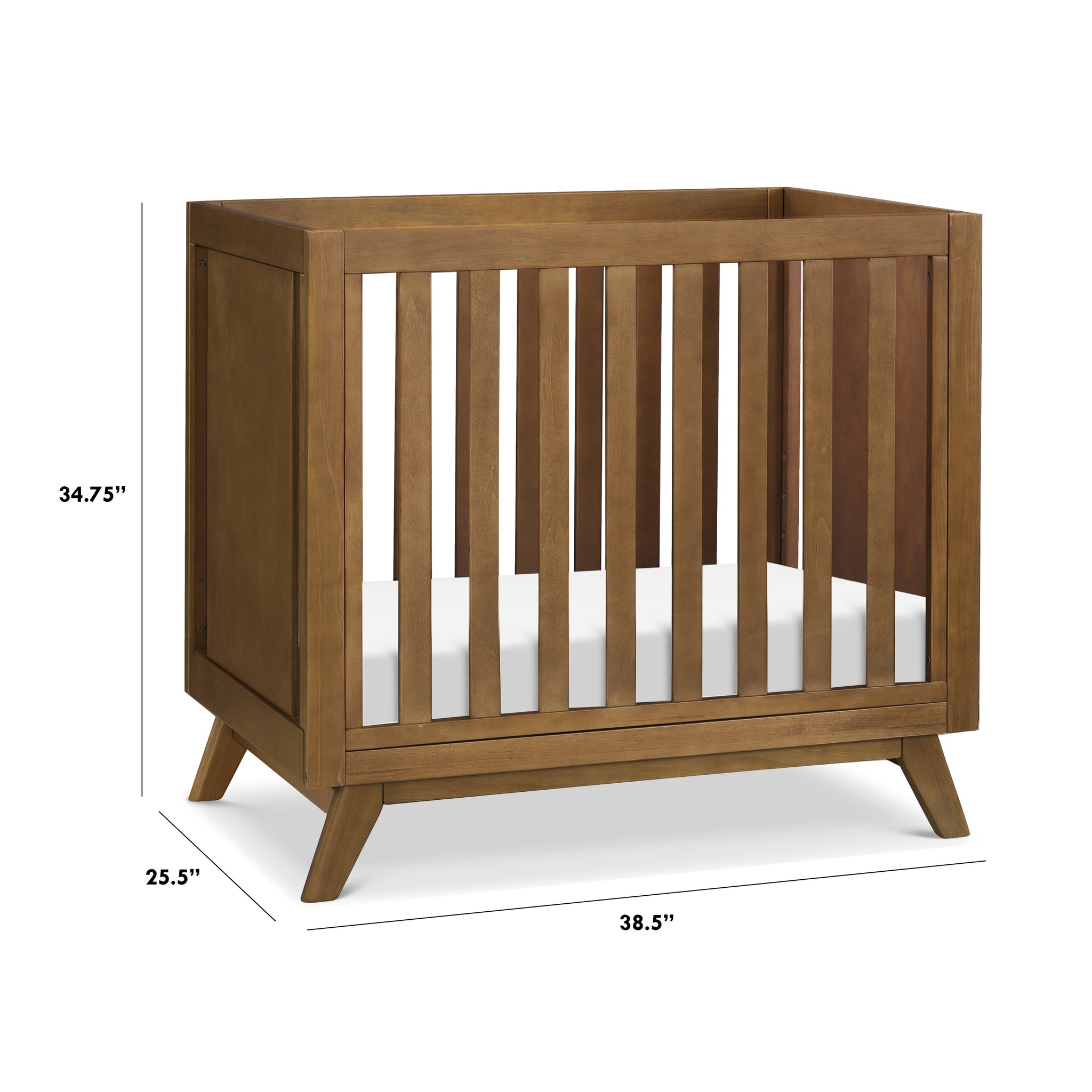 DaVinci Otto 3-in-1 Convertible Mini Crib with 4" Mattress – DaVinci Baby
